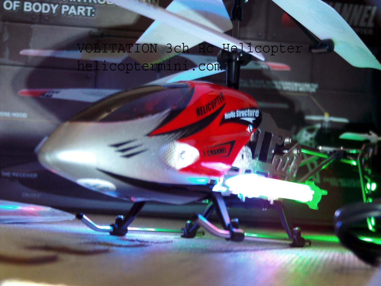 Mainan Remote Kontrol Helicopter Mini: Volitation Rc Helicopter 3ch w/Gyro