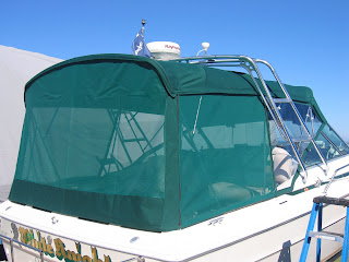 Homestyle Custom Upholstery and Awning: Boat Screen Windows