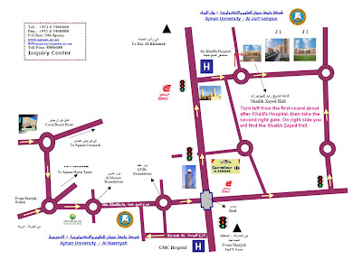 AKMG Emirates CME & Other Programs: Location Map of Shaikh Zayed ...