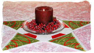 TiramiSue: CANDLE MAT FOR CHRISTMAS
