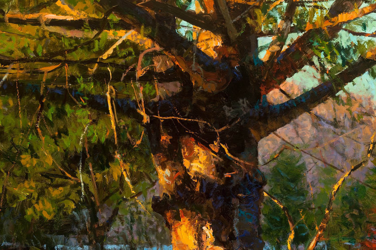 PETER FIORE: THOUGHTS ON PAINTING: Wet Paint - Rising Sun