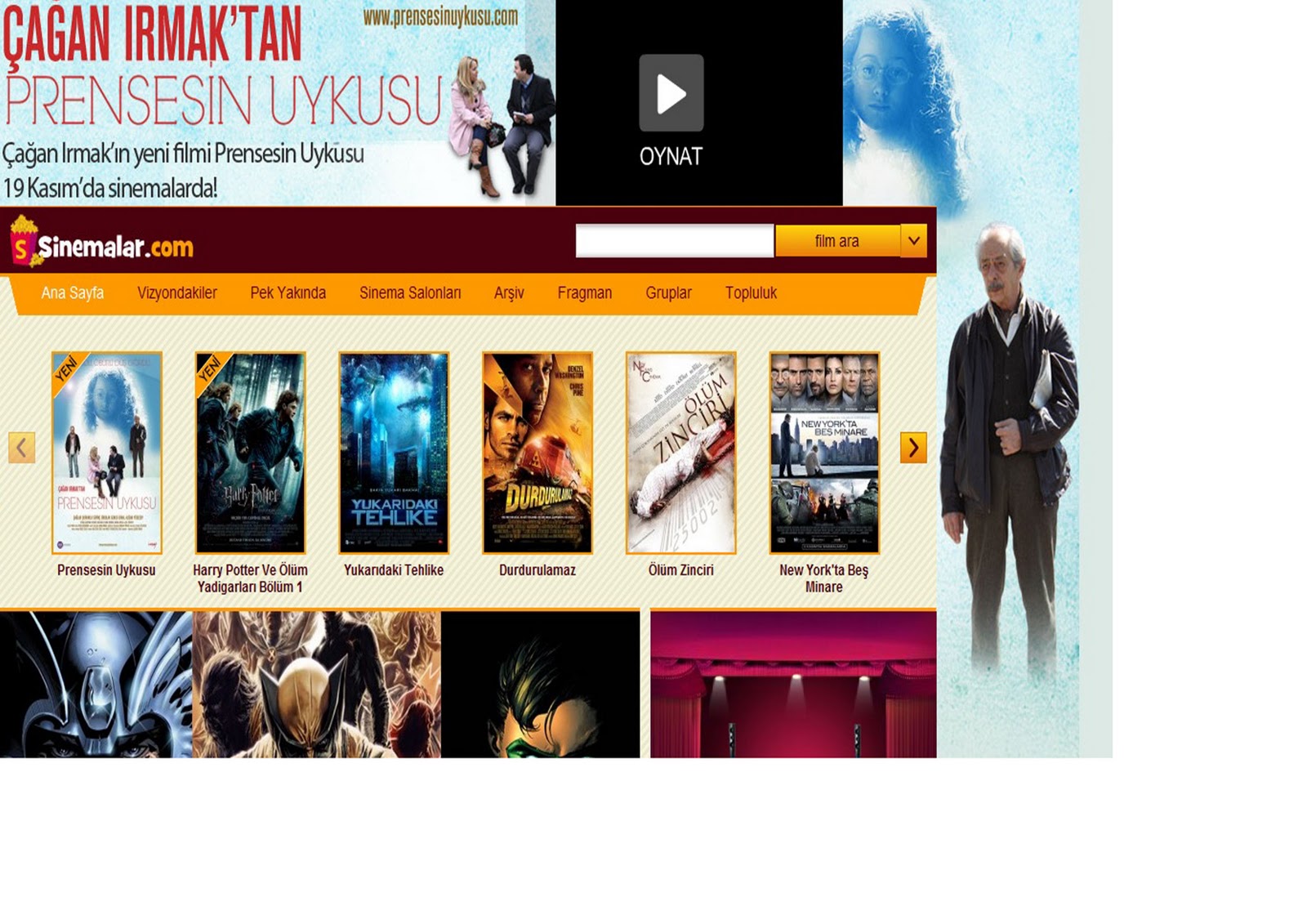 leonardino: Sinemalar.com - Popüler Sinema Takip Sitesi