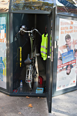 Faire du vélo en Provence: Vélobox : des boxes à vélo à Aix en provence