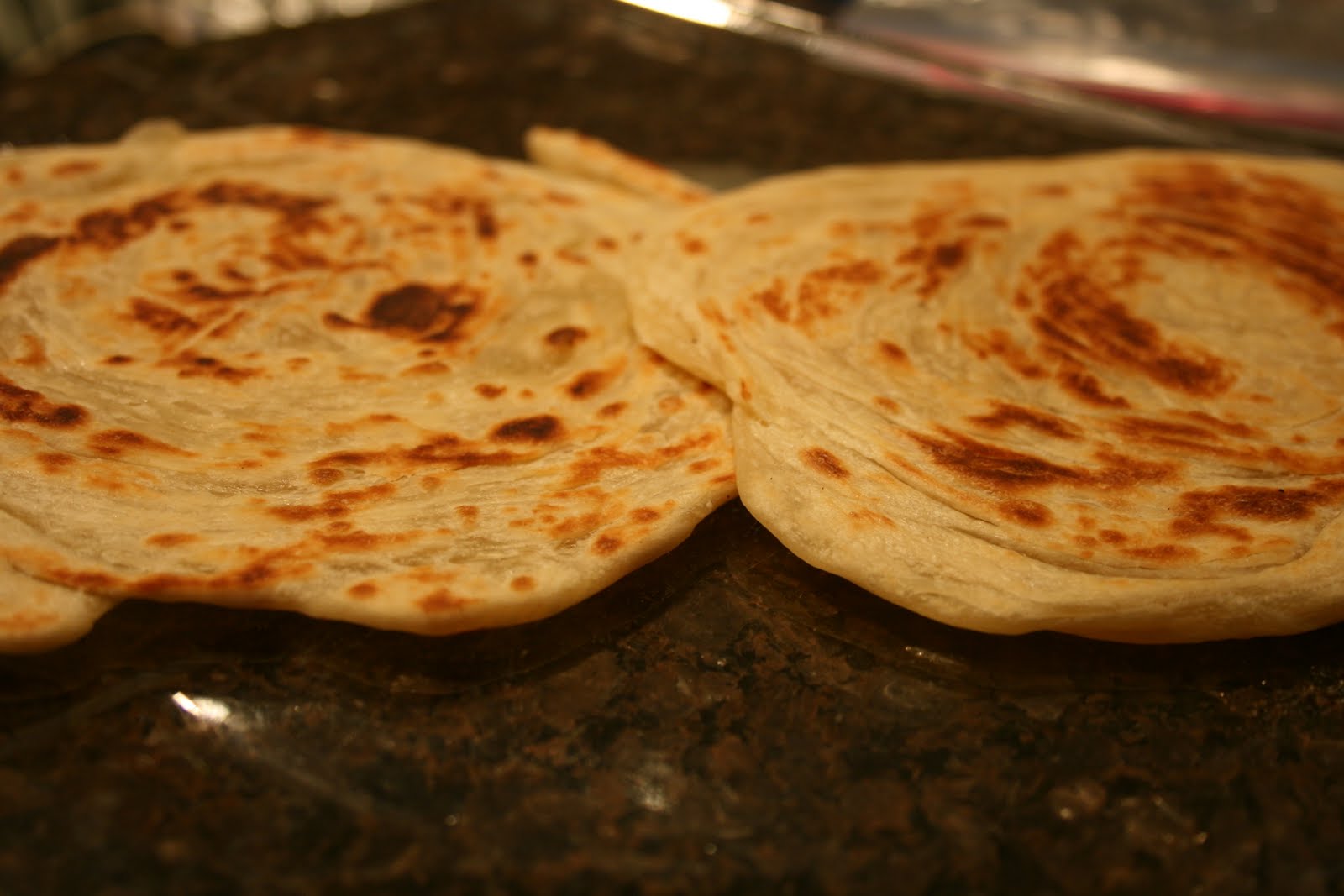 Foray into my Kitchen: Malaysian Paratha (Roti Canai)