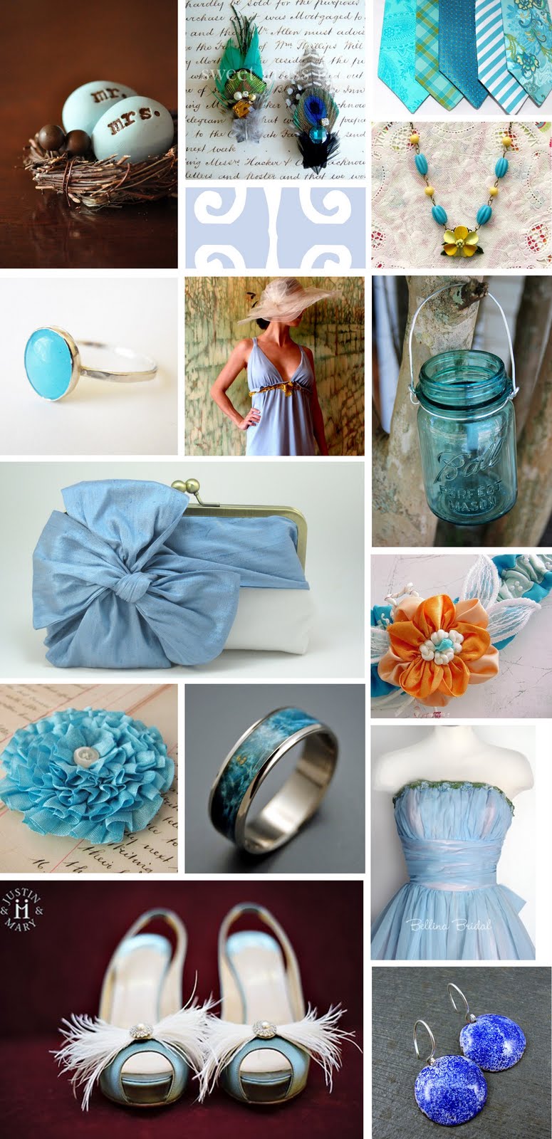 The Artful Bride Wedding Blog: Something Blue