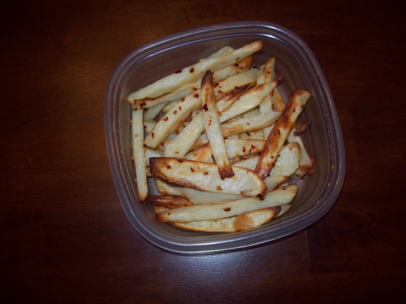 Food Mosaic: Baked potato strips