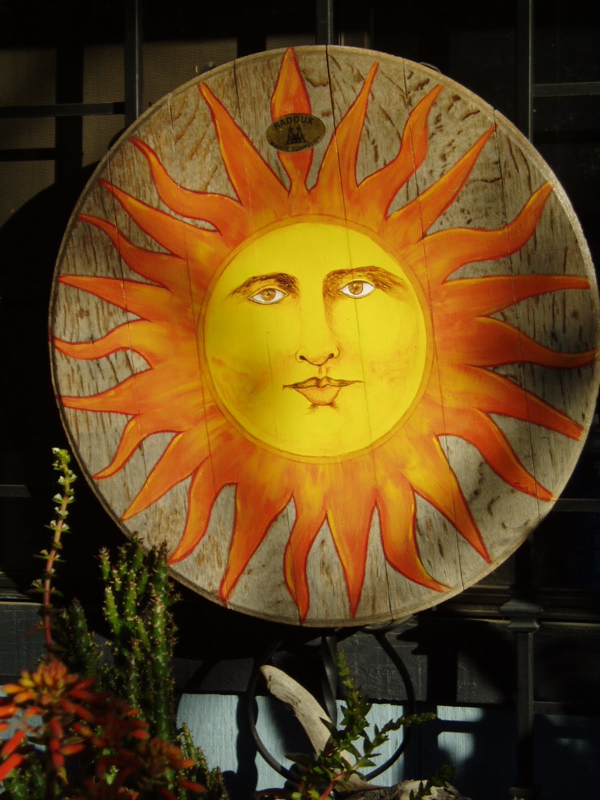 CurlyArt - Wedding Flower Preservation on Canvas: Hand Painted Sun on ...