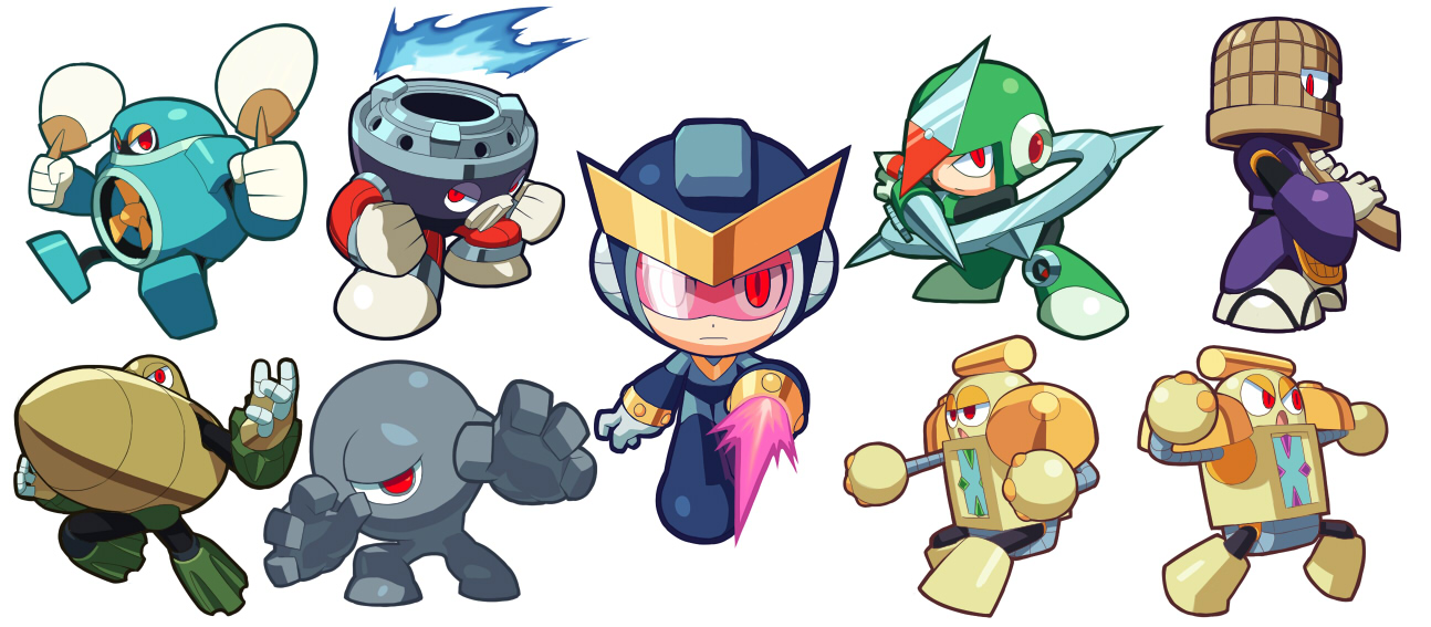 Wallpapers, Fan Art and Alternate Art: Chibi MegaMan (Super Wonderful!)