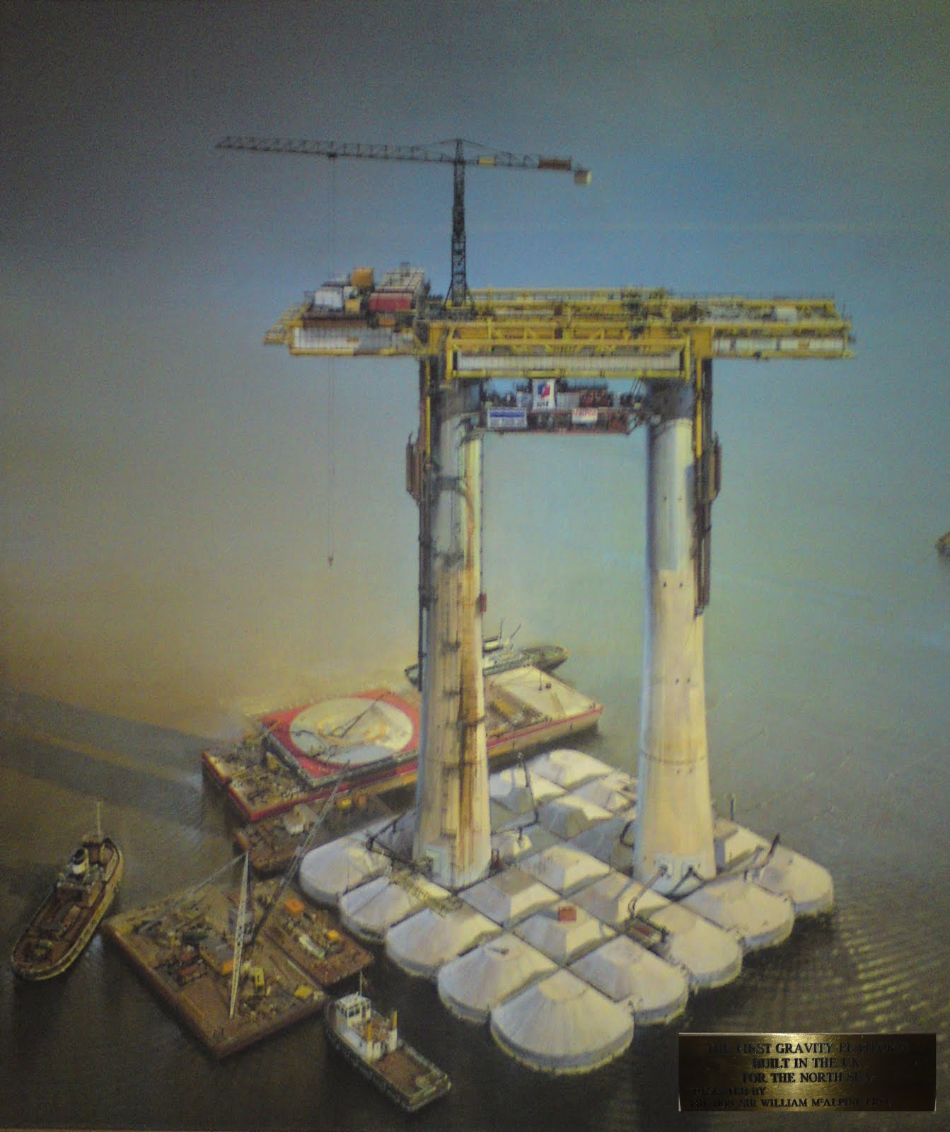 Woodrush - Learning Log: First UK concrete gravity platform, built in ...