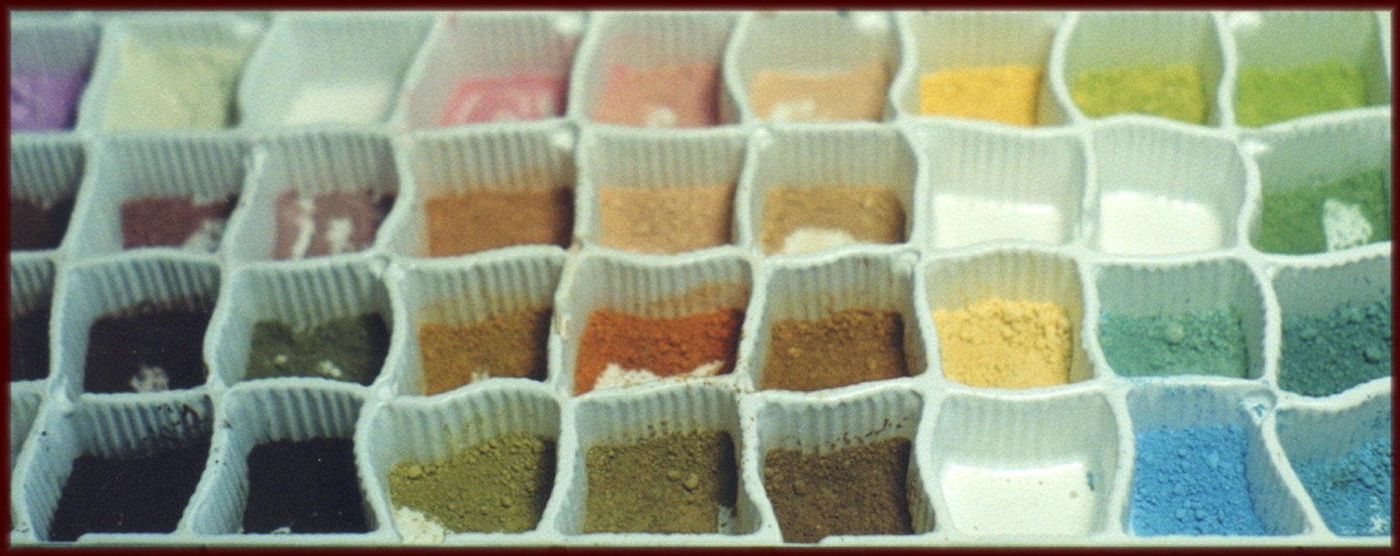 dotersdoting: My Process: Ceramic Clays, Stains & Tools