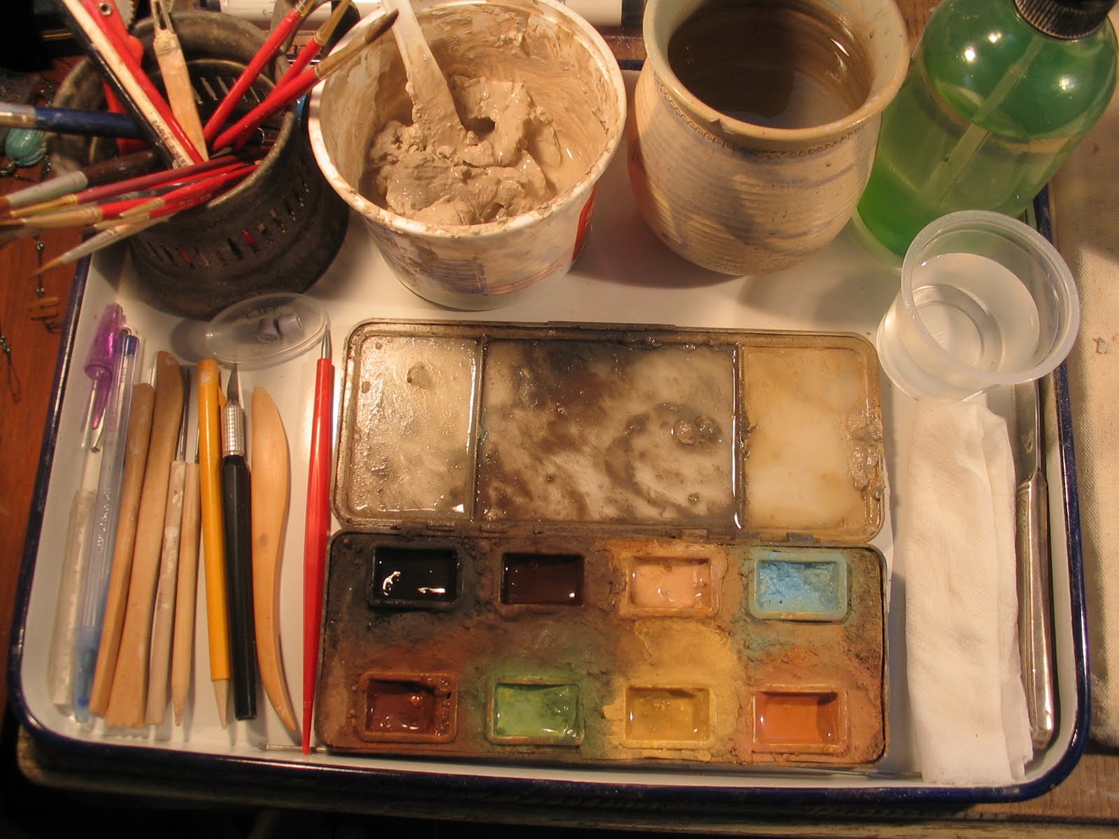 dotersdoting: My Process: Ceramic Clays, Stains & Tools