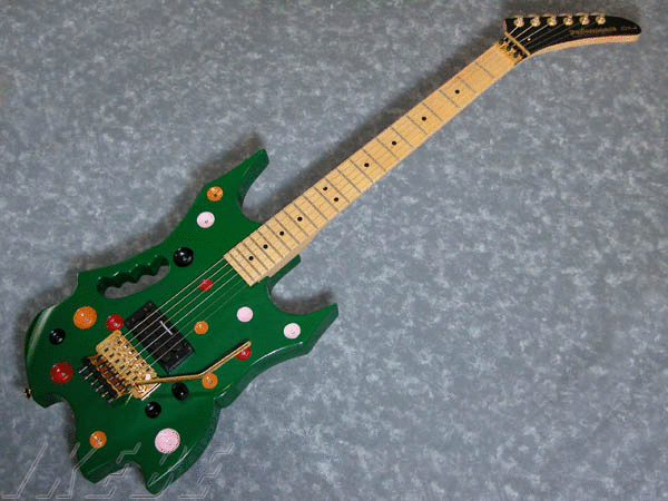 Japanese MetalHead: Steve Vai's Green Cheese Guitar Proto #2