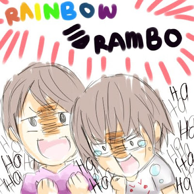 shimun's art blog: ROFL! rambo rainbow