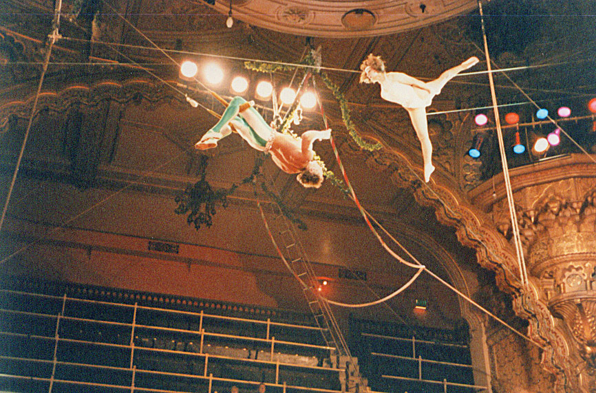 A friend of the Circus: The Flying Madisons, Blackpool Tower Circus 1987