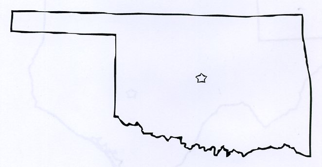 Oklahoma state flag coloring pages