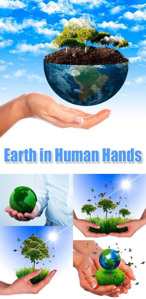 Stock Photo - Earth in Human Hands - Adobe Plus