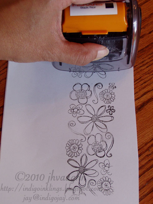 Indigo Inklings: Fiskars Continuous Stamp Wheel