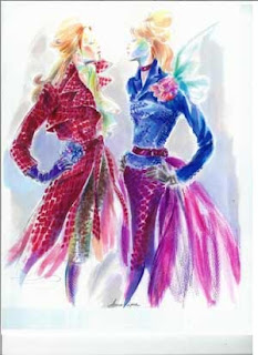 fashion illustration by Anna Kiper