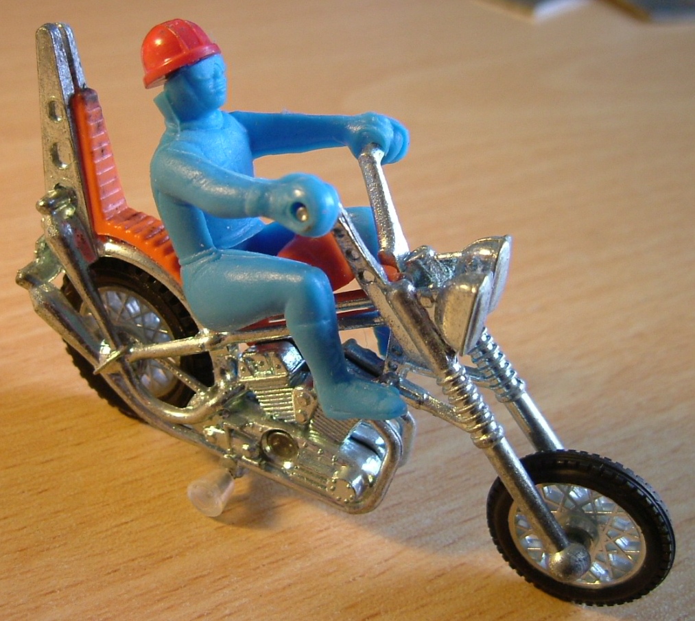 Nostalgia on Wheels: Vintage Barlux Chopper Toy