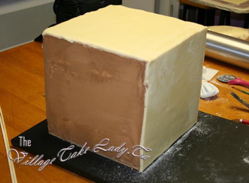 The Village Cake Lady: The Borg Cube Ship