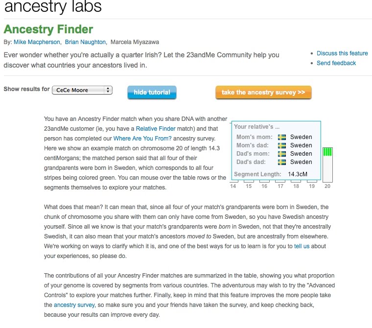 Your Genetic Genealogist: Comparison and Analysis from 23andme's ...