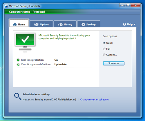 Microsoft Security Essentials - Un Antivirus completamente gratuito da ...