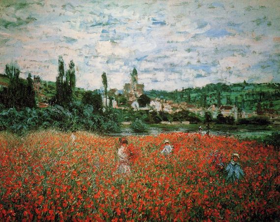 Flores y Palabras: Claude Monet: Campos de amapolas