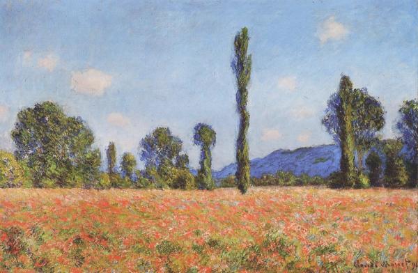 Flores y Palabras: Claude Monet: Campos de amapolas