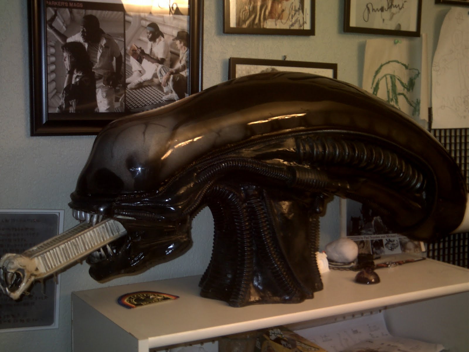 ALIEN Head Build | Blood Curdling Blog of Monster Masks