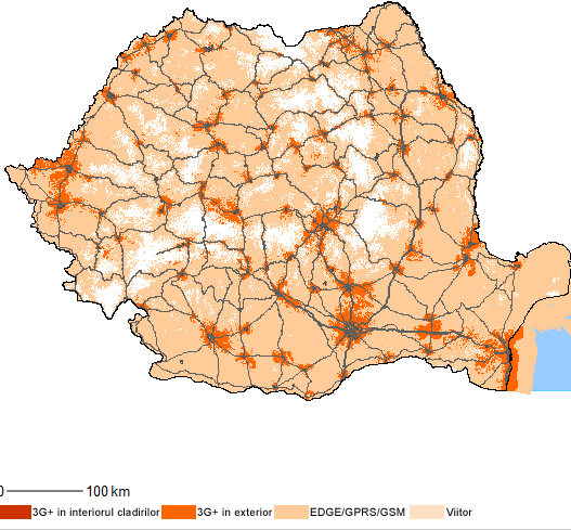 Gadgets news: Harta acoperire teritoriala GSM COSMOTE, ORANGE, VODAFONE ...