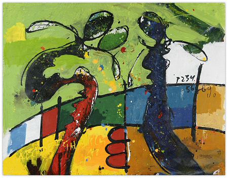 Struikelblok George in blog