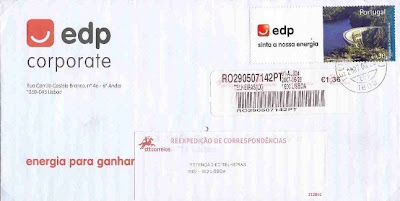 Os meus Selos Corporativos: EDP - o envelope
