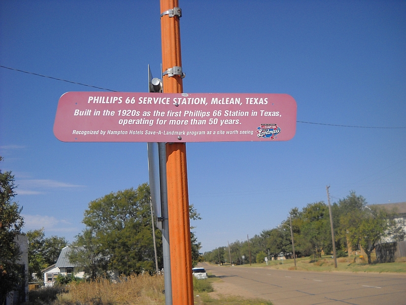 Postcards And Road Trips: First Texas Phillips 66 Station