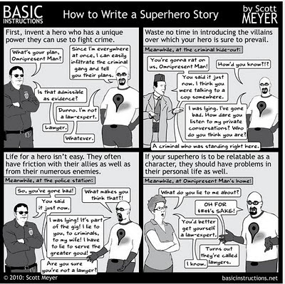 English is all around: How to: Write a Superhero Story
