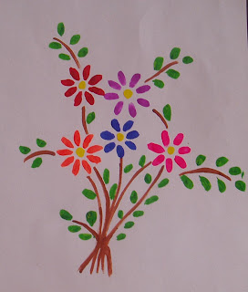 Easy Crafts - Explore your creativity: Simple stroke painting