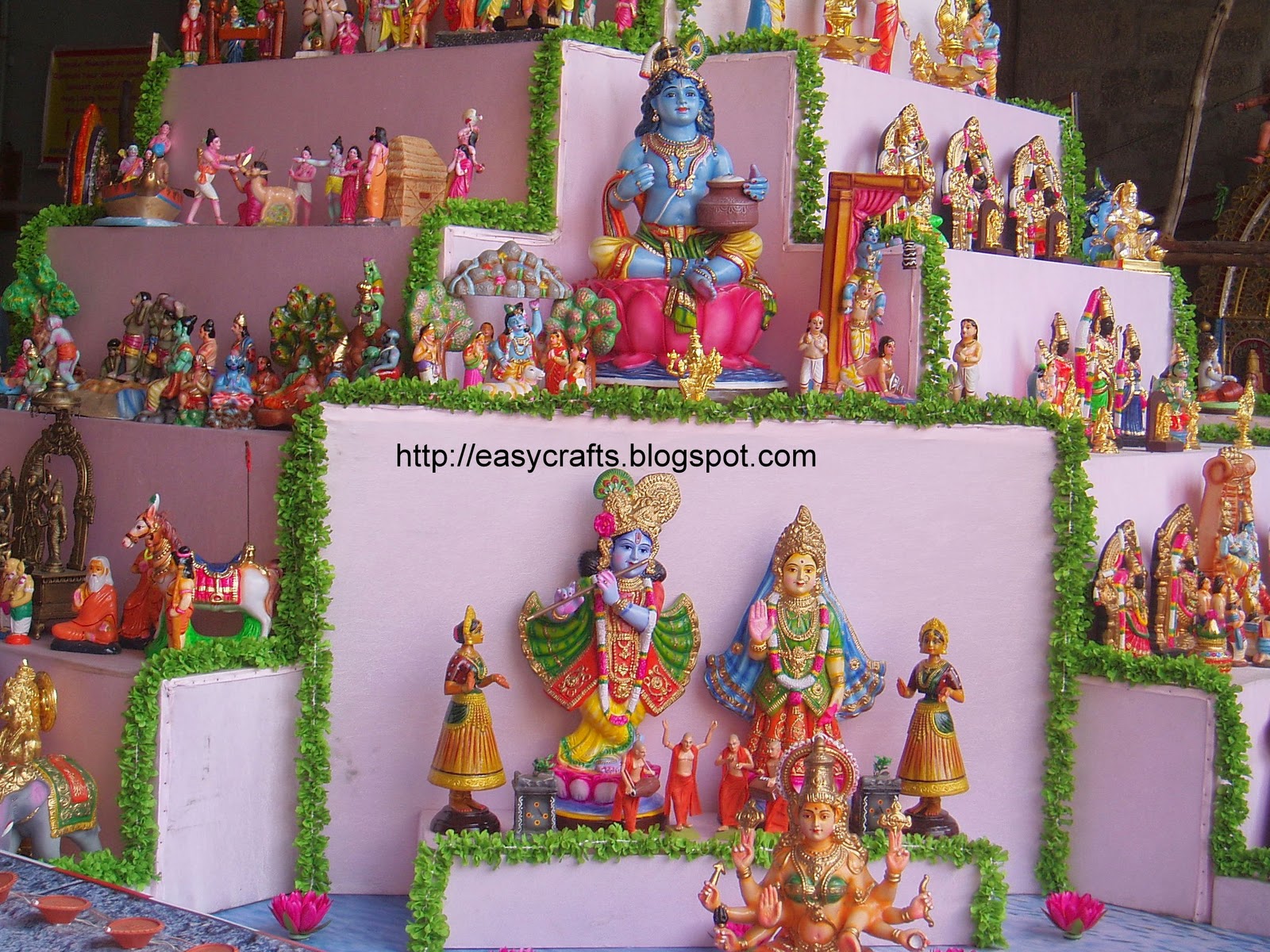 Temples of India: Ashta dikka golu at Triplicane Sri Parthasarathy ...