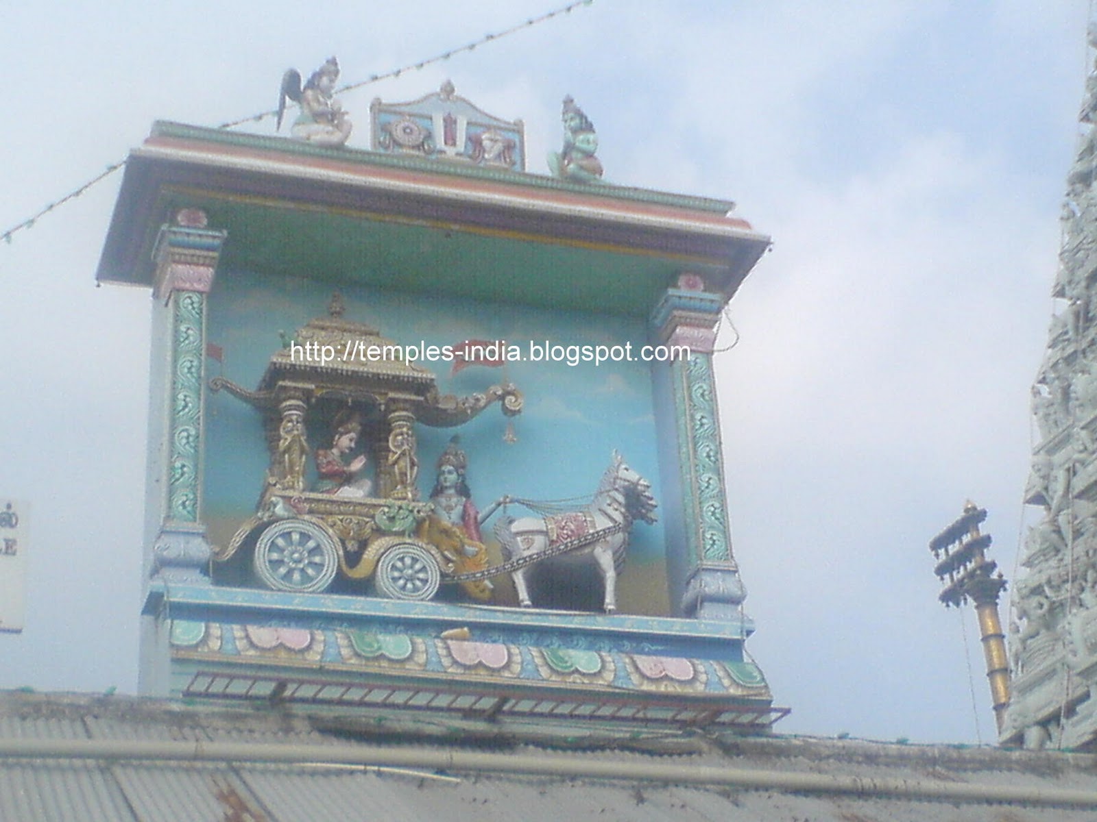 Temples of India: Parthasarathy Perumal Temple, Thiruvellikeni
