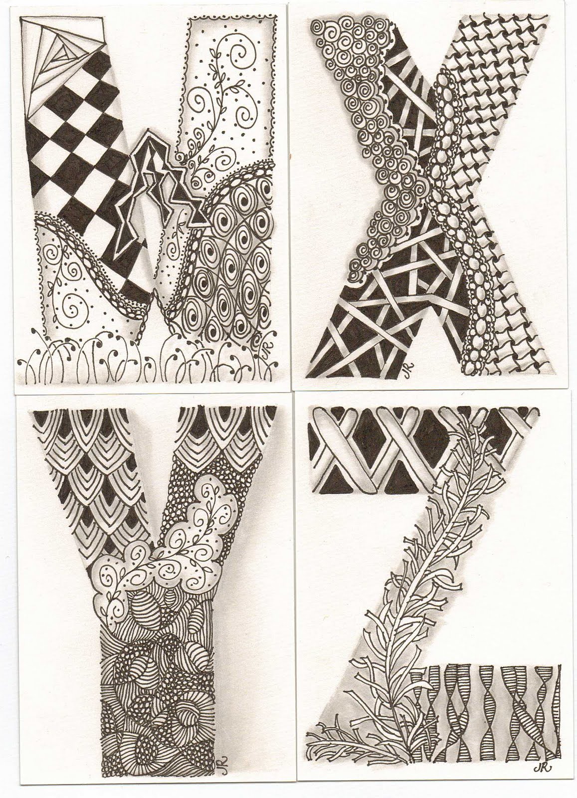 Reyn's Nest: and here you have it...the alphabet completed!