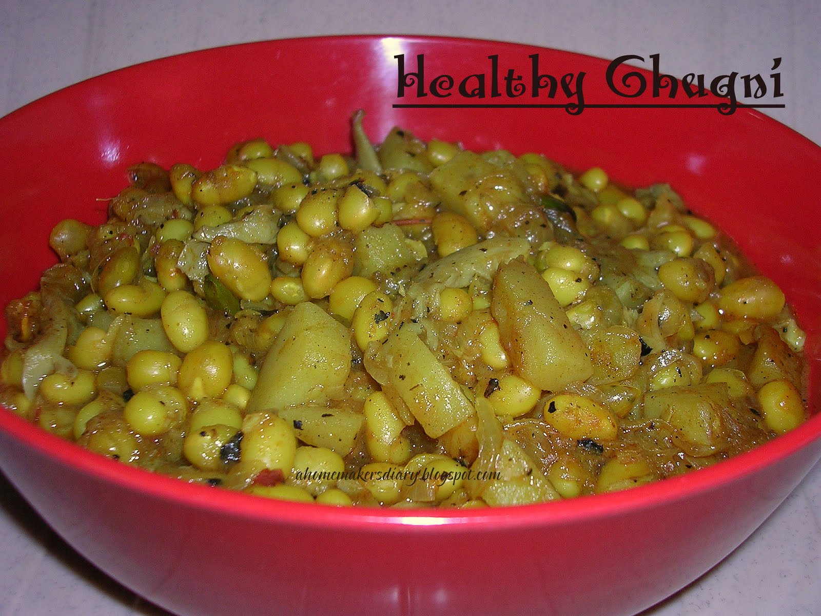 Healthy Ghugni - A Homemaker's Diary