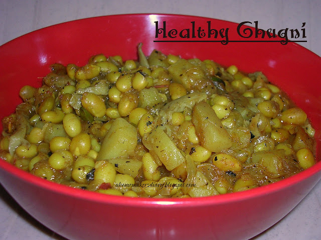 Healthy Ghugni - A Homemaker's Diary