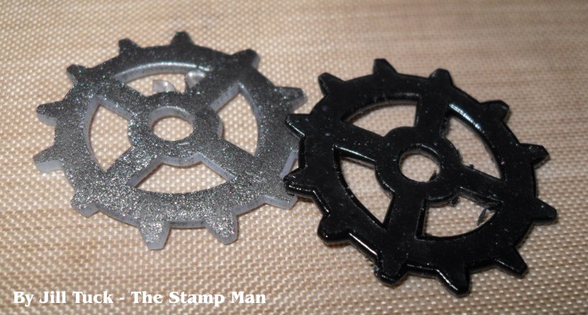 The Stamp Man: Time Workshop/Tutorial Part 1 - Shrink Plastic Cogs/Gears