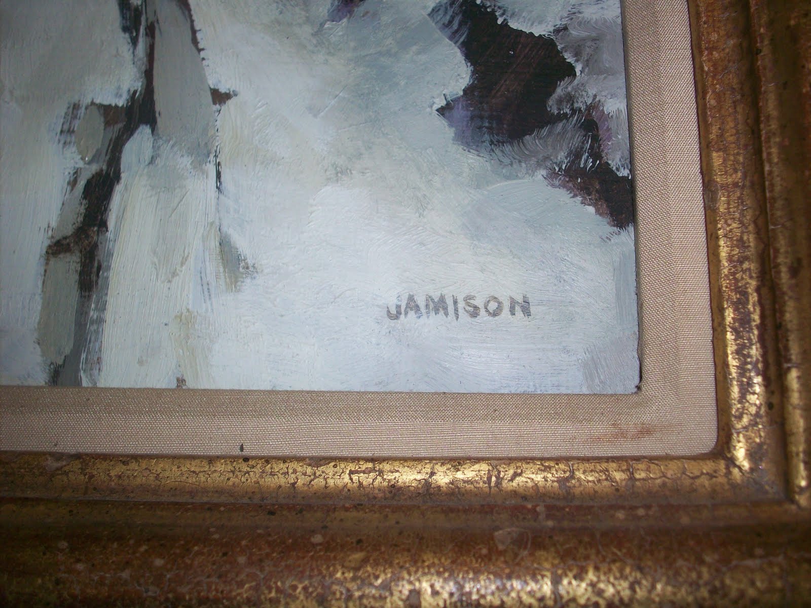 Original Oil Painting For Sale: Philip Jamison Oil On Board Winter Road ...