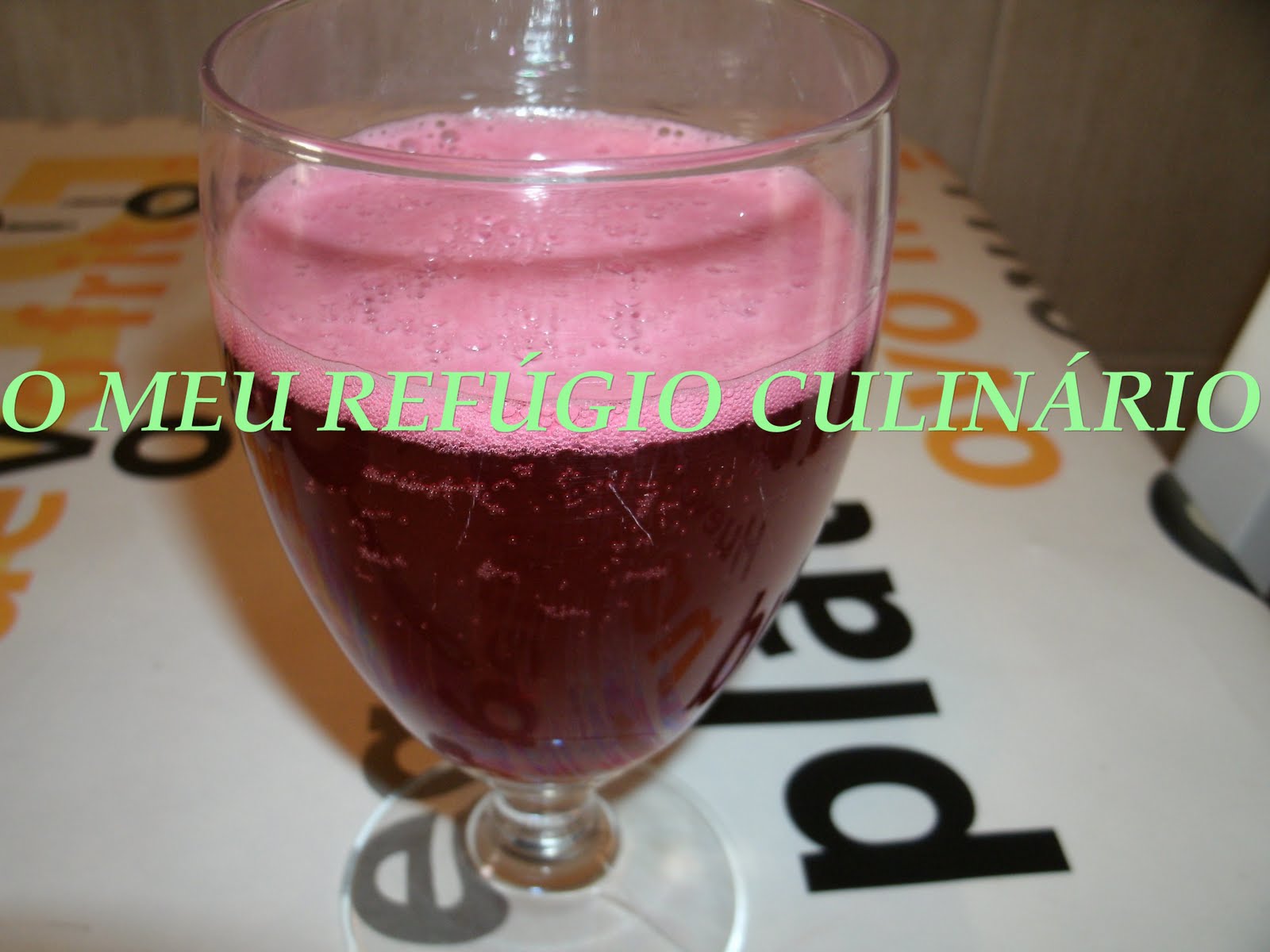 " O Meu Refúgio Culinário! ": Tango, uma Bebida Refrescante,....