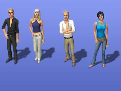 Blue's Journeys: Some of My Sims Characters