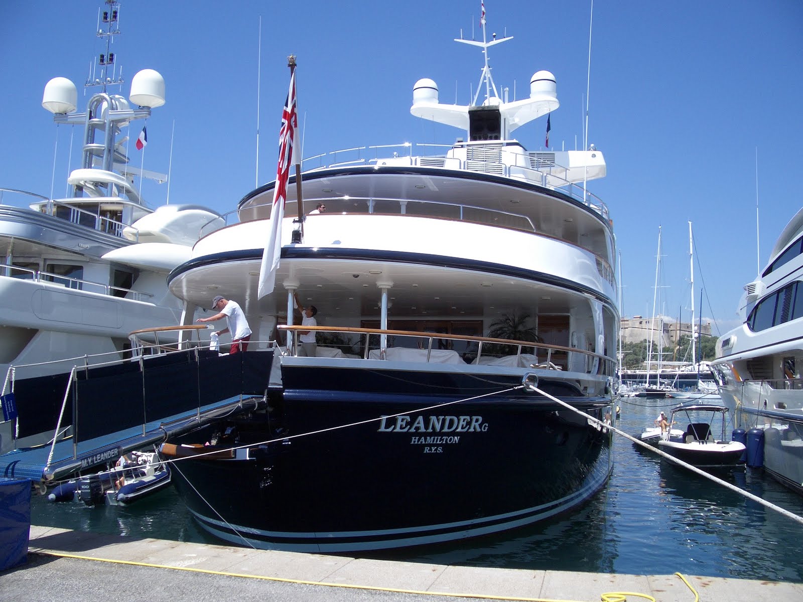 Superyachtfan: Sir Donald Gosling - Leander G - Peene Werft - 75 metre ...