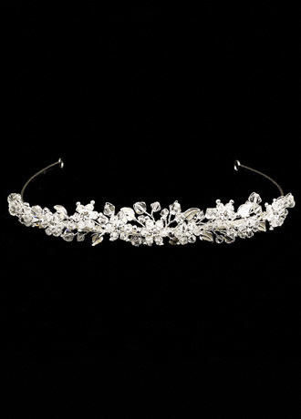 My Beautiful Picutre Album: Simple White Tiaras