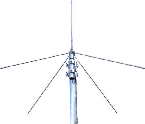 Antenas PX VHF UHF Para Radioamador: Antena VHF Base Plano Terra 1/4 de Onda
