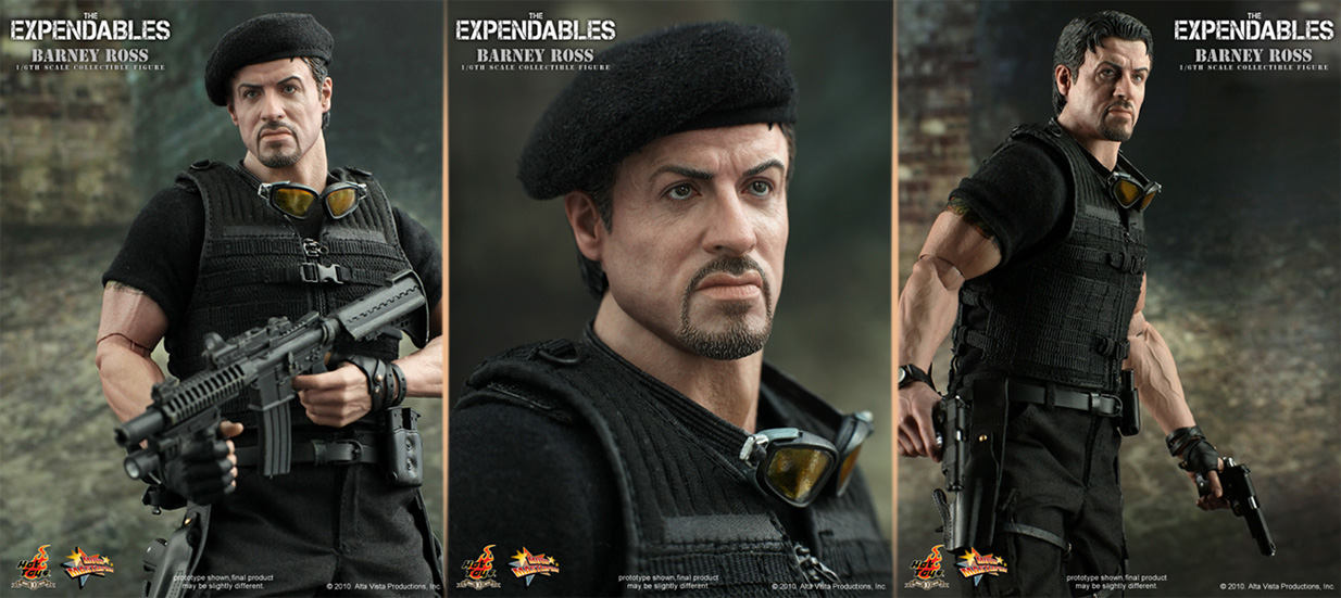 The Plastic League: THE EXPENDABLES: Barney Ross/Sylvester Stallone