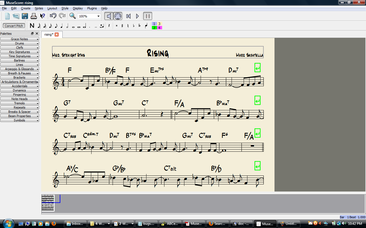 Marc Sabatella: MuseScore 1.0 - A Milestone in Free Music Notation Software