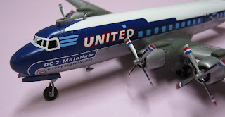Model Airplane Memories: Eye Candy! Revell DC-7 Completed